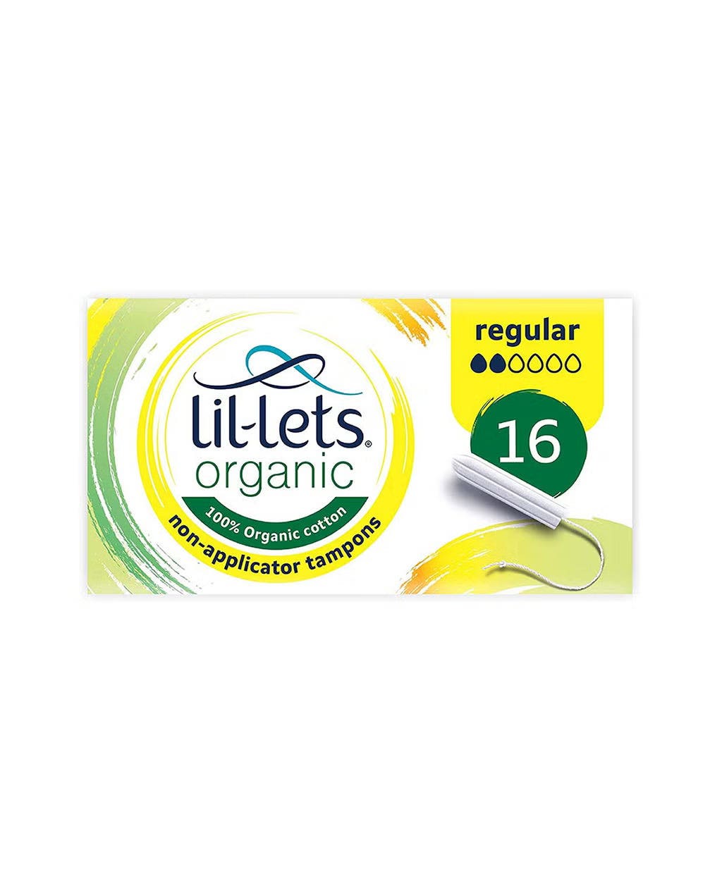 Lil-lets Organic Non Applicator Tampon Regular 16s | Boots UAE