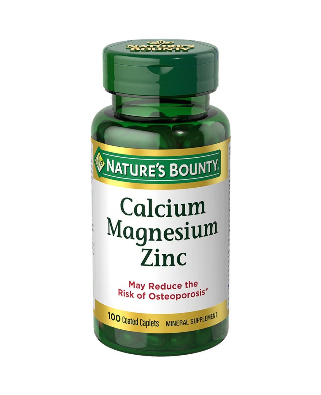 Natures Bounty Calcium Magnesium Zinc 100 Tablets | Boots UAE